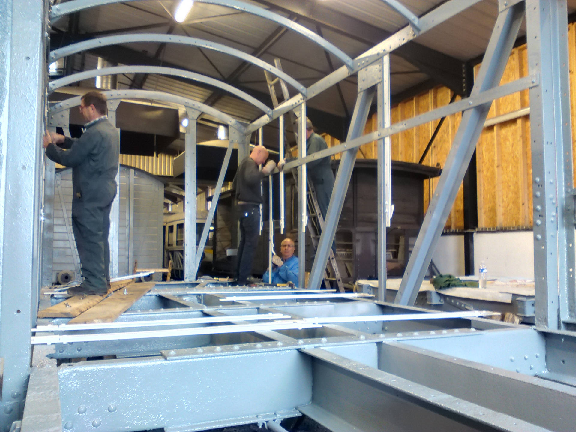 Les wagons Américains - Le Train des Mouettes