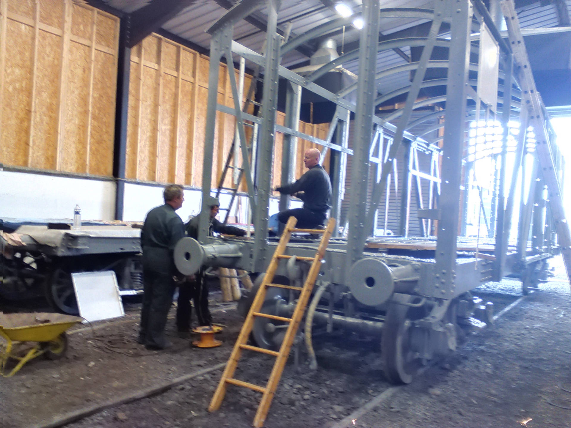 Les wagons Américains - Le Train des Mouettes