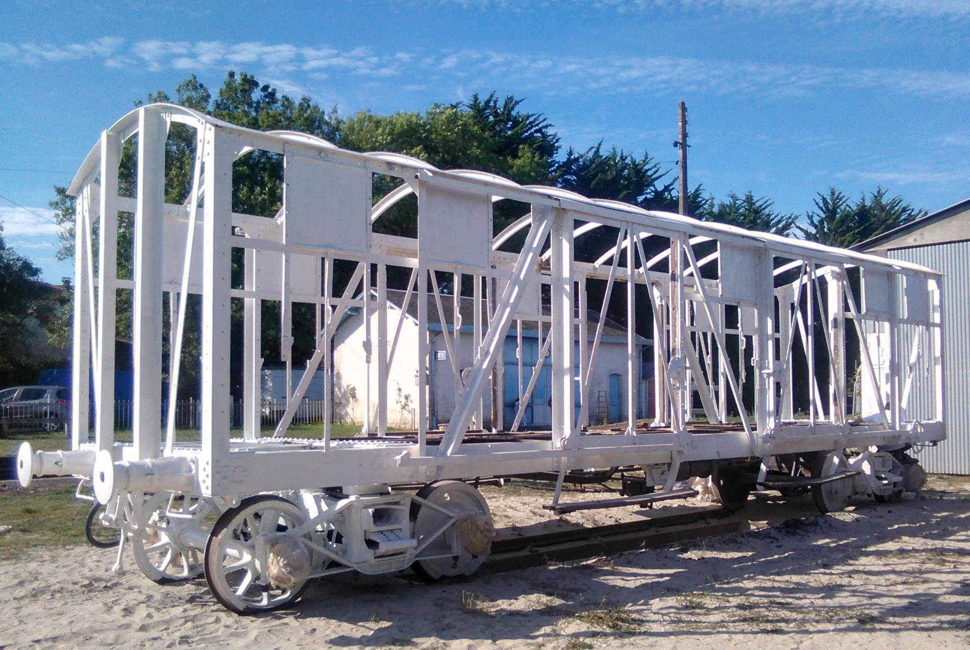 Les wagons Américains - Le Train des Mouettes