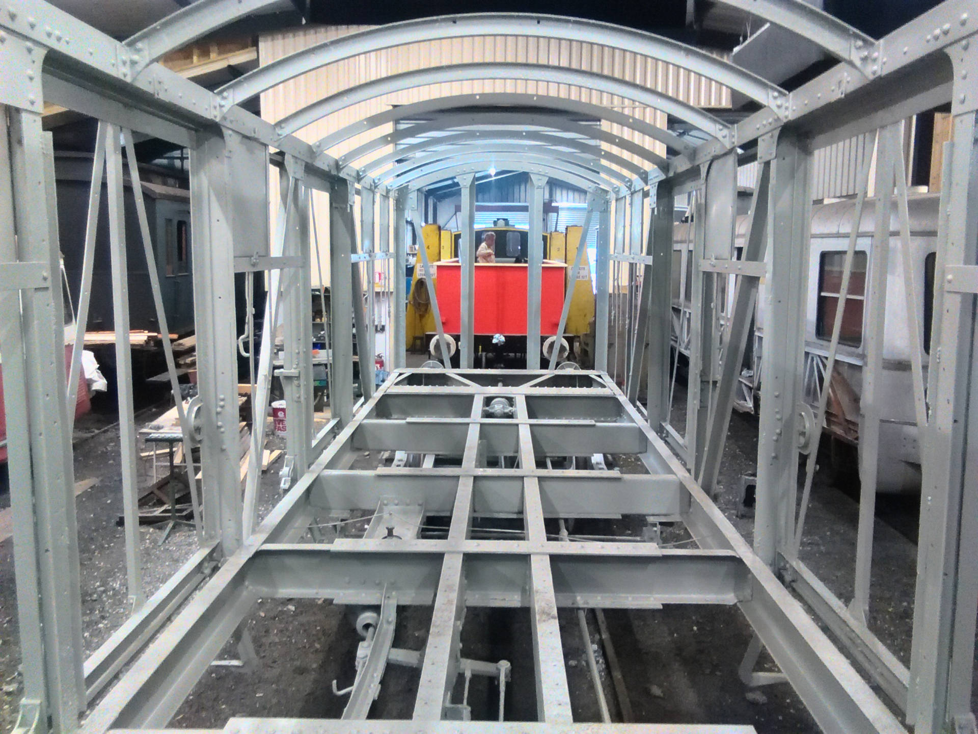 Les wagons Américains - Le Train des Mouettes