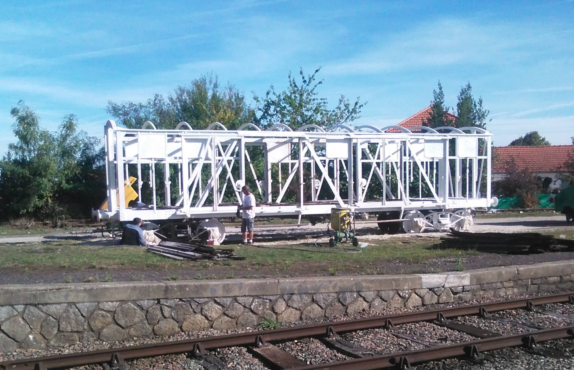 Les wagons Américains - Le Train des Mouettes