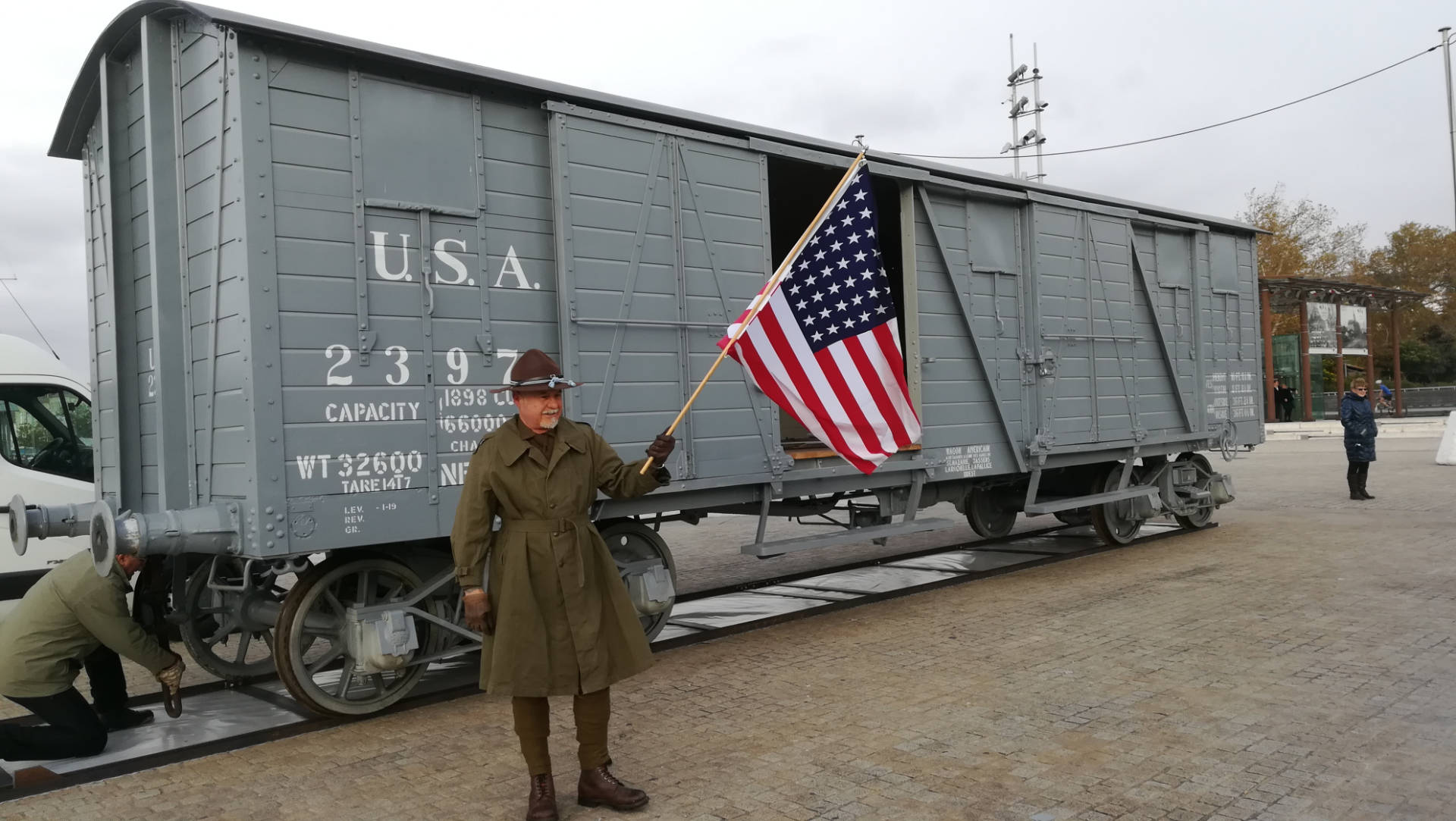 Les wagons Américains - Le Train des Mouettes