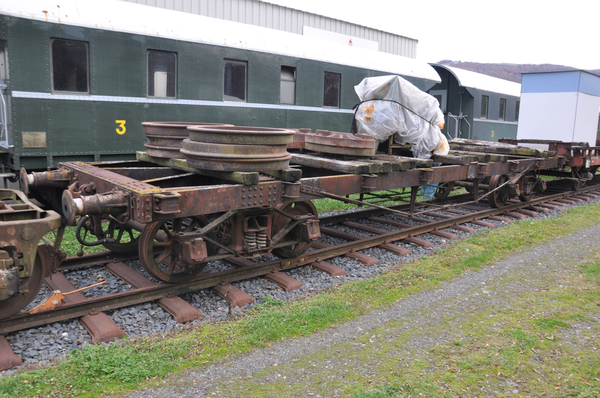 Les wagons Américains - Le Train des Mouettes