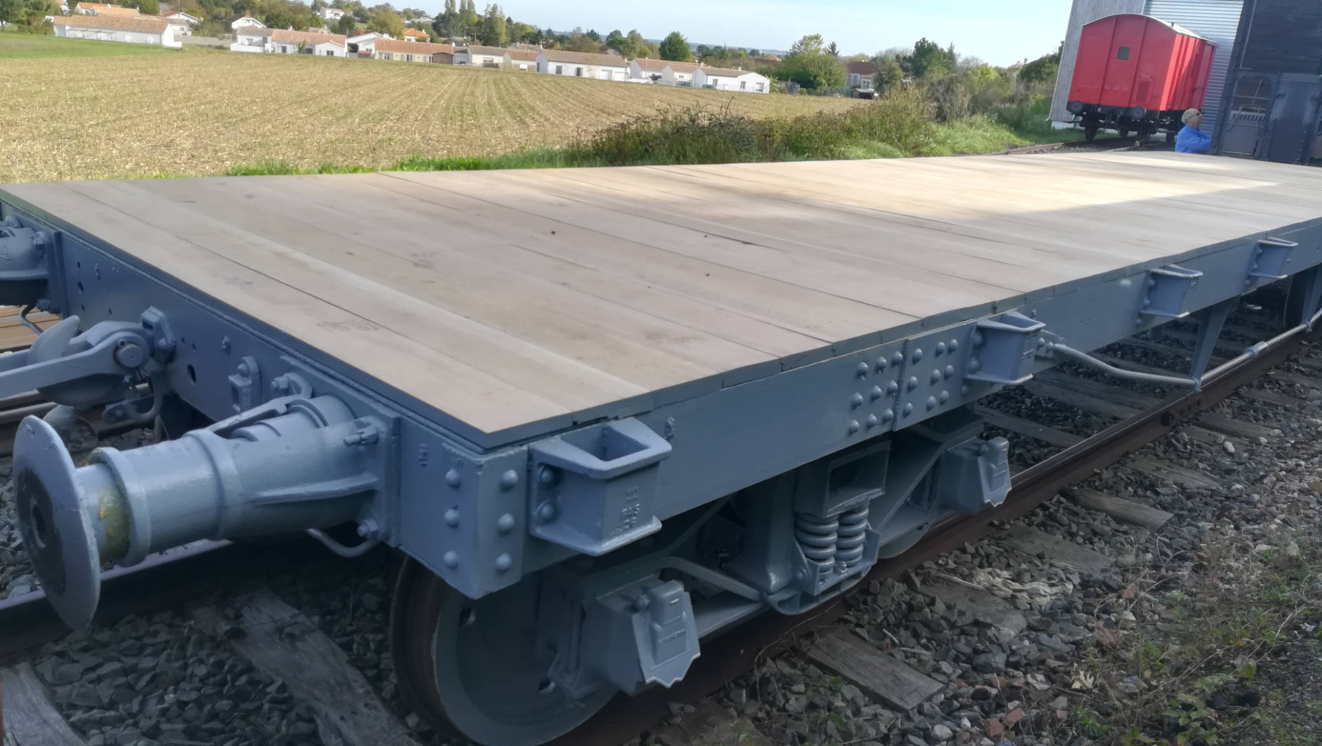 Les wagons Américains - Le Train des Mouettes