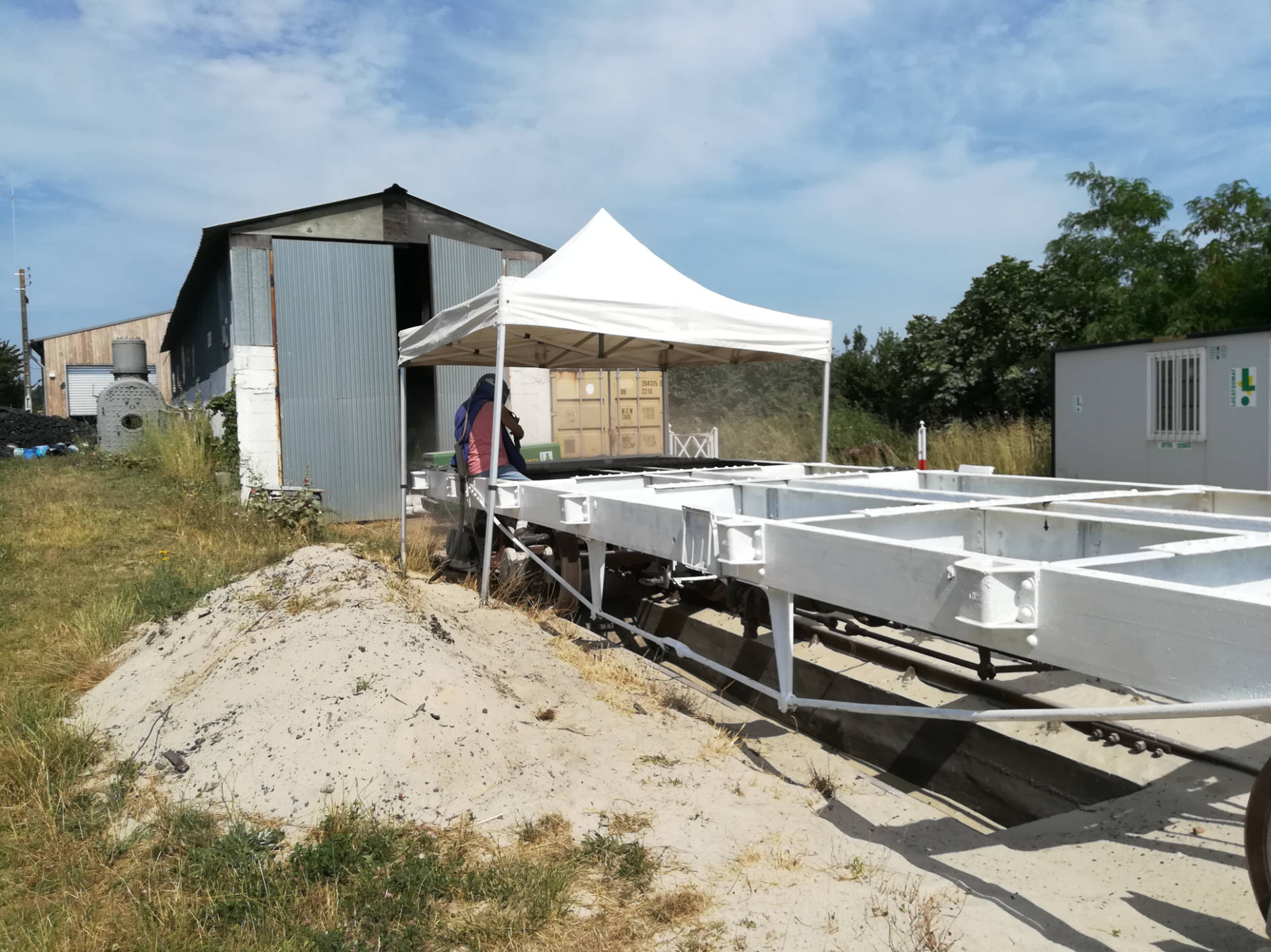 Les wagons Américains - Le Train des Mouettes